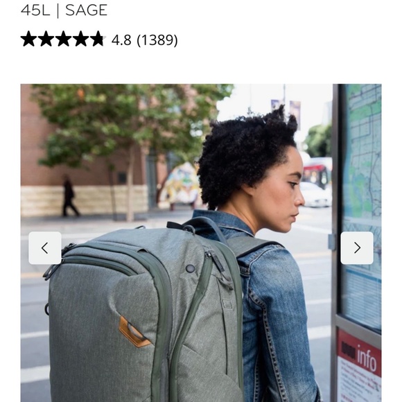 Peak Design | Bags | Peak Design Travel Backpack 45l Sage | Poshmark